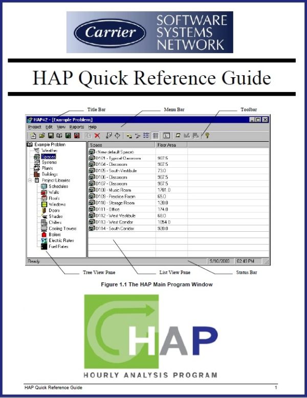 HAP Software Design Guide – Carrier’s Hourly Analysis Program ...
