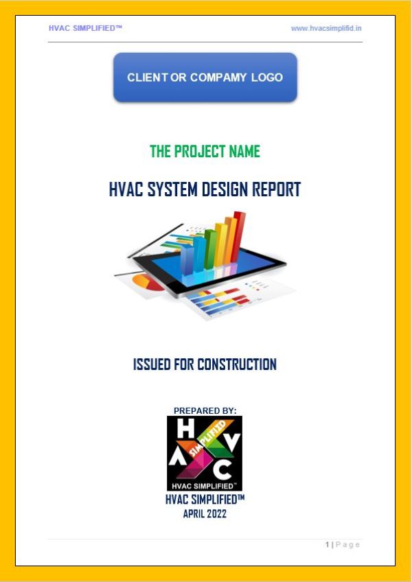 HVAC System Design Report – Master Document – hvacsimplified.in