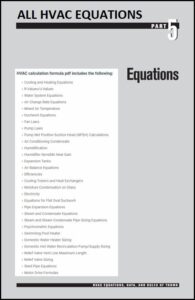 All HVAC Equations – Rules of Thumb Book – hvacsimplified.in