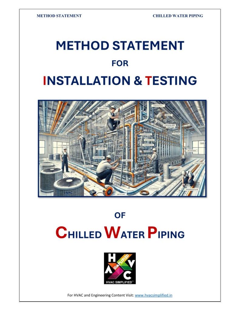 Method Statement for Installation and Testing of Chilled Water Piping ...